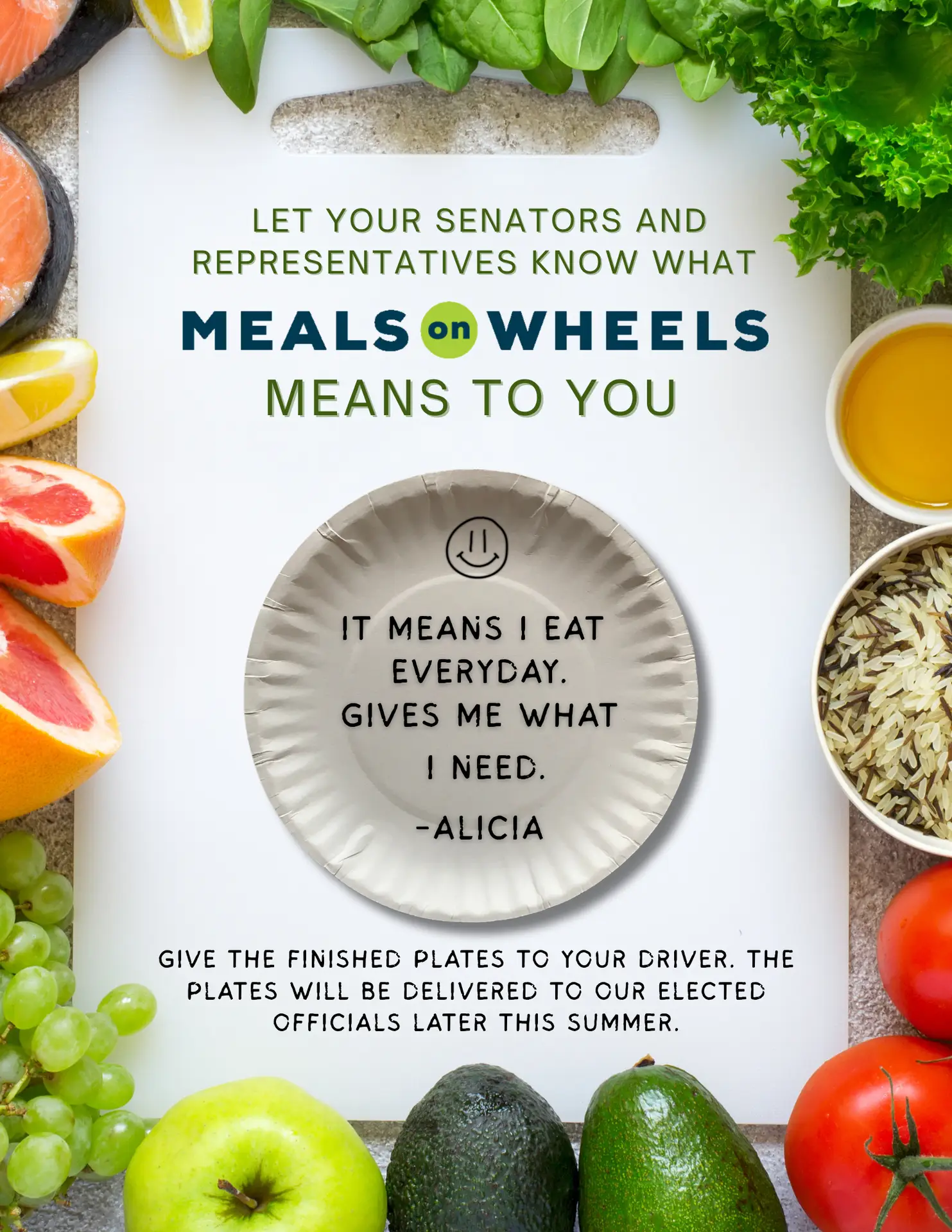 Paper Plate Campaign - Meals on Wheels - Prescott